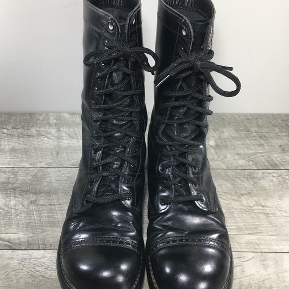 Corcoran | Shoes | Vintage Corcoran Paratrooper Mens Combat Black ...